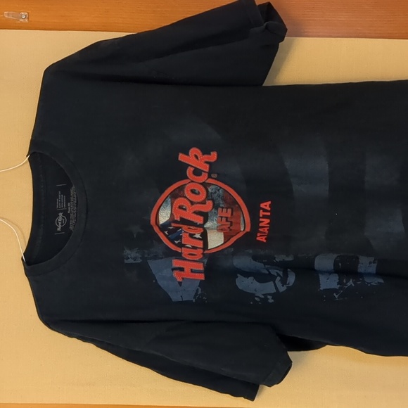 Hard Rock Cafe | Shirts | Hard Rock Cafe Atlanta American Flag Usa ...